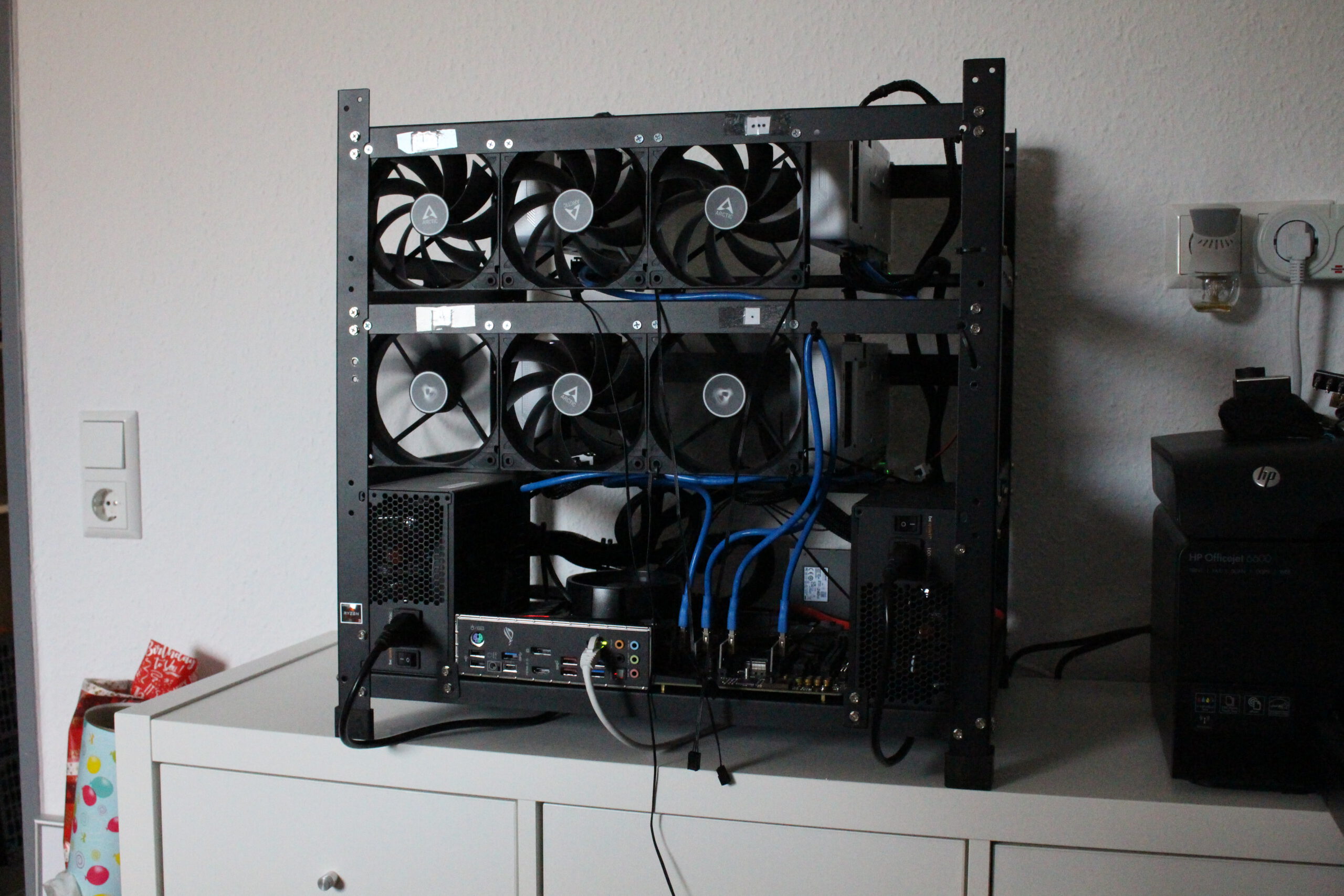 Der Aufbau eines Mining-Rig - The Green Mine Projekt